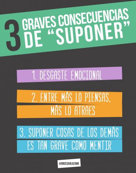 A qué llevan las suposiciones? | Encontrarse.com | Encontrarse.com
